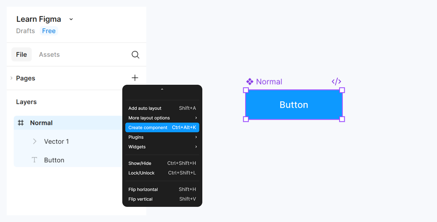Figma Interactive Components: Build Buttons, Toggles & Menus
